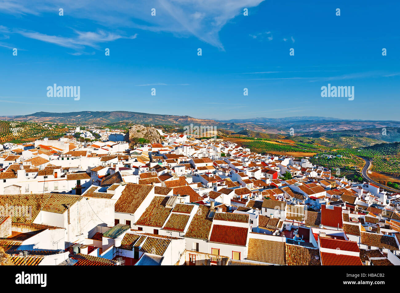 City of Olvera Stock Photo - Alamy