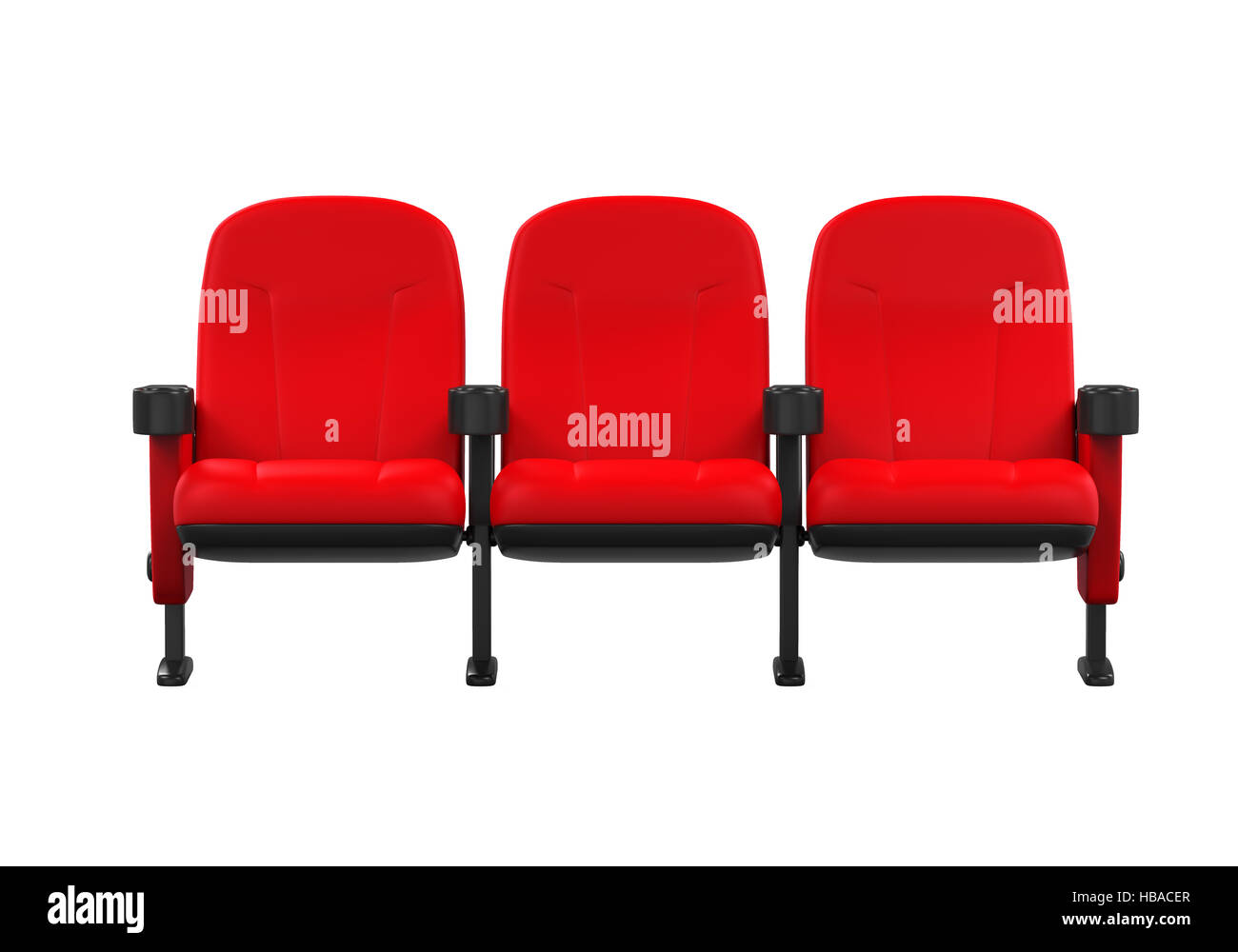 Red Theater Seat Stock Photo - Alamy