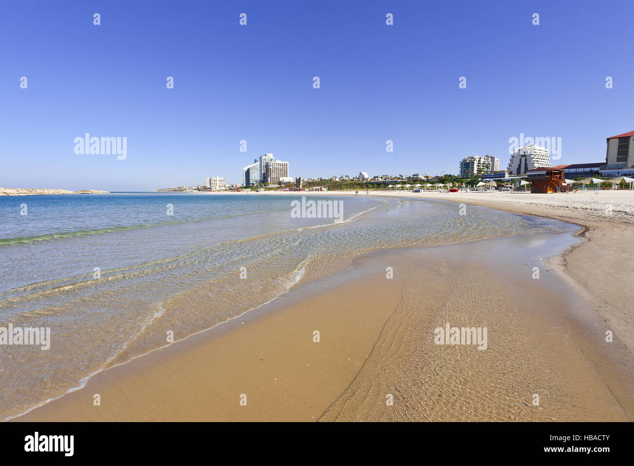 Beach in Israel Stock Photo - Alamy