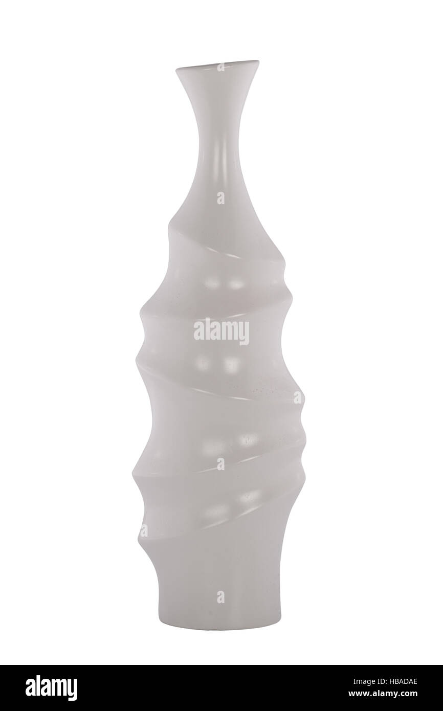 Beautiful ceramic vase on white background Stock Photo - Alamy