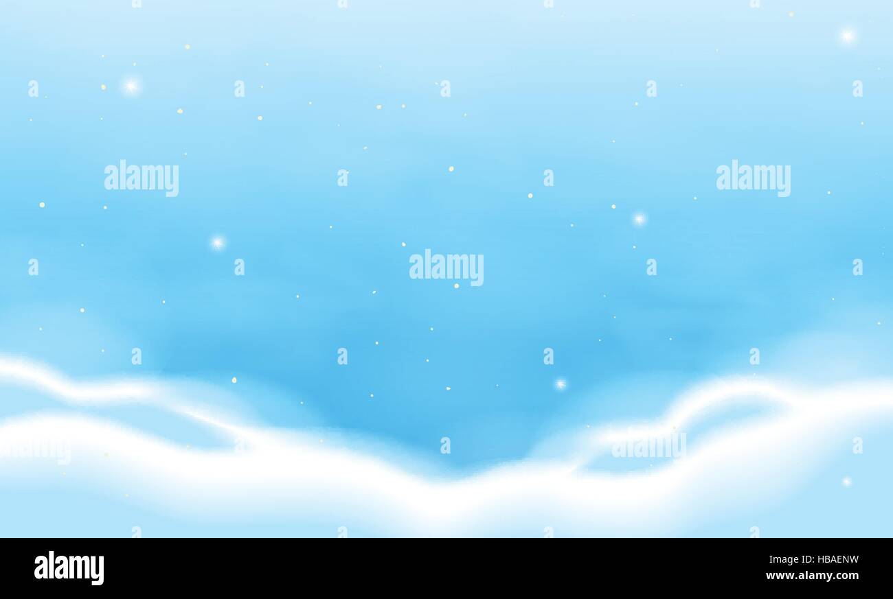 Background template with blue sky illustration Stock Vector Image & Art ...
