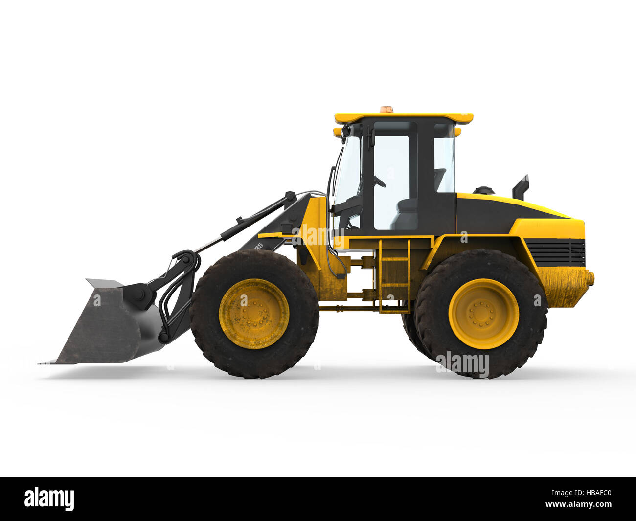Wheel Loader Bulldozer Stock Photo - Alamy
