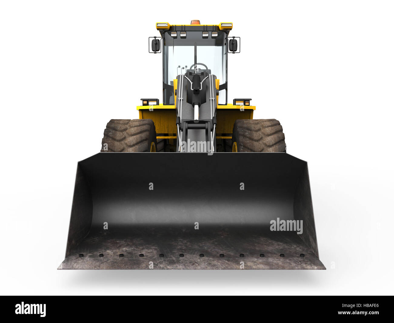 Wheel Loader Bulldozer Stock Photo - Alamy