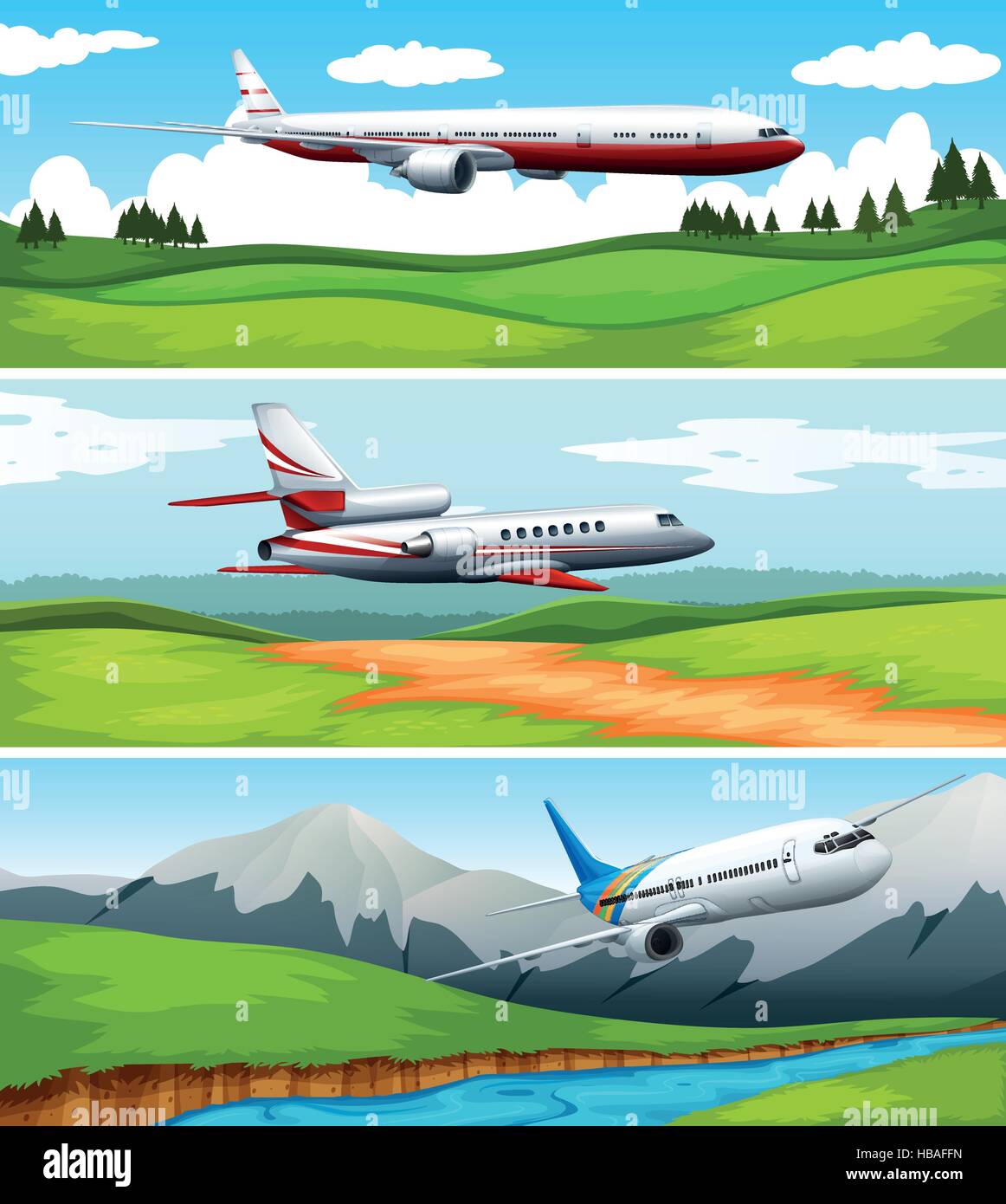 Wings field Stock Vector Images - Alamy