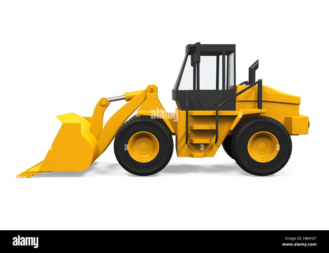 Wheel Loader Bulldozer Stock Photo - Alamy