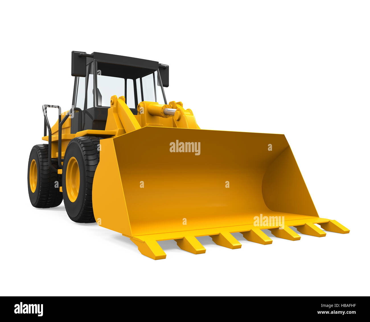 Wheel Loader Bulldozer Stock Photo - Alamy