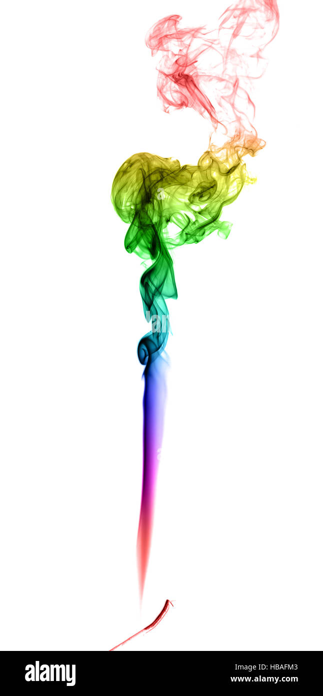 Abstract multicolored smoke Stock Photo - Alamy