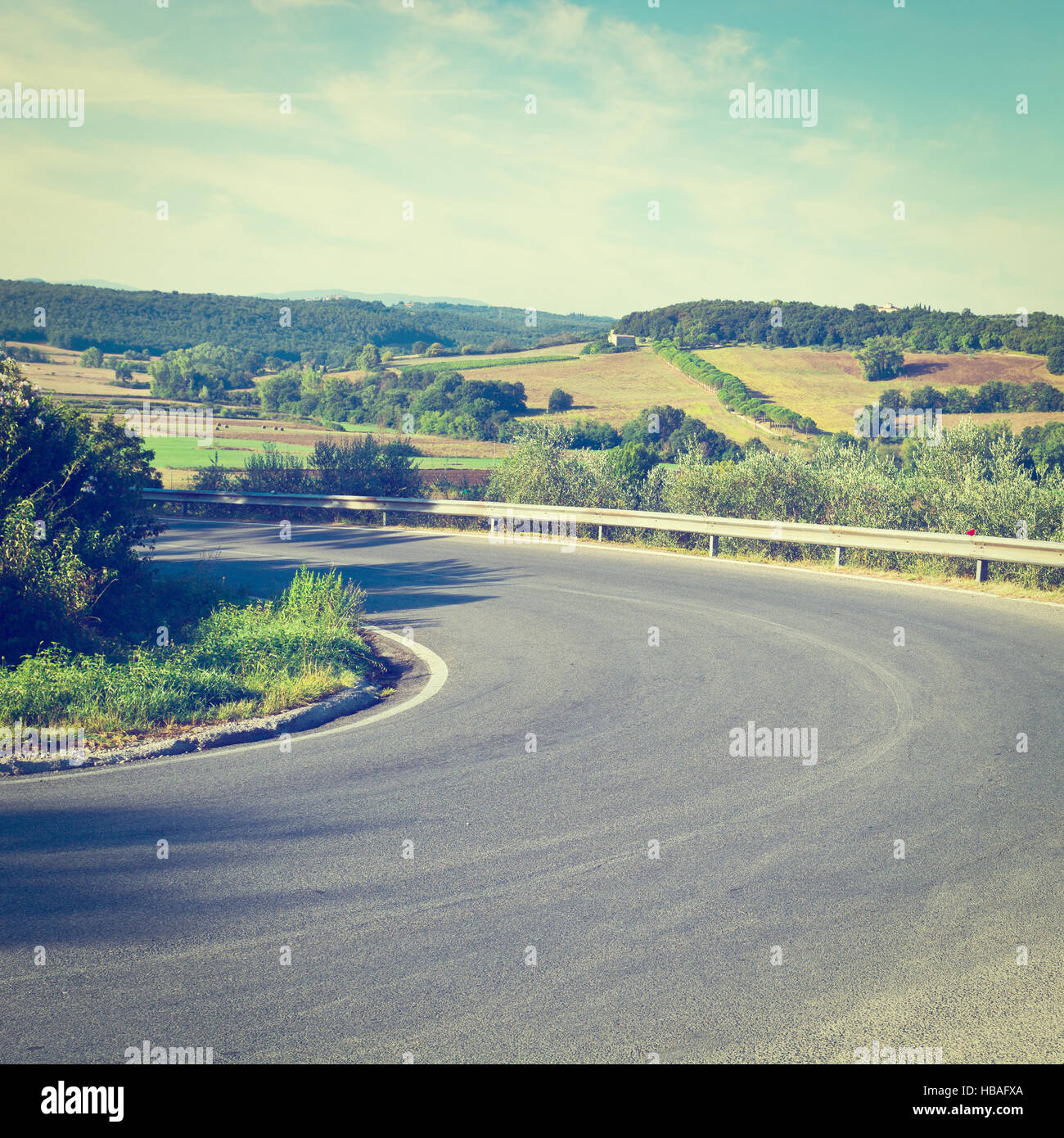 Instagram filter and road sign hi-res stock photography and images - Alamy
