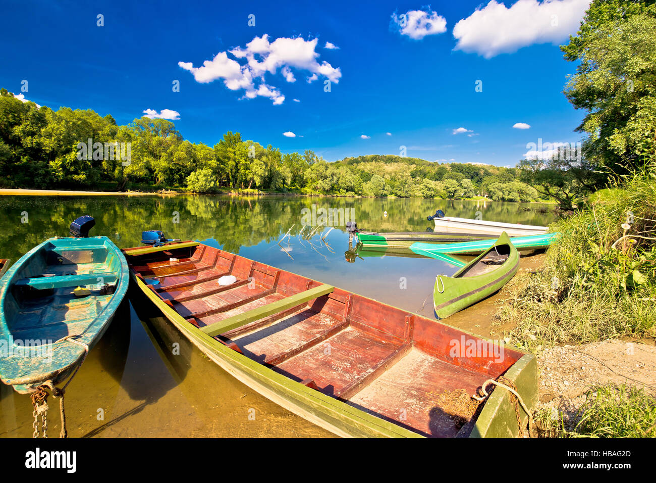 Old boats wooden boats hi-res stock photography and images - Alamy