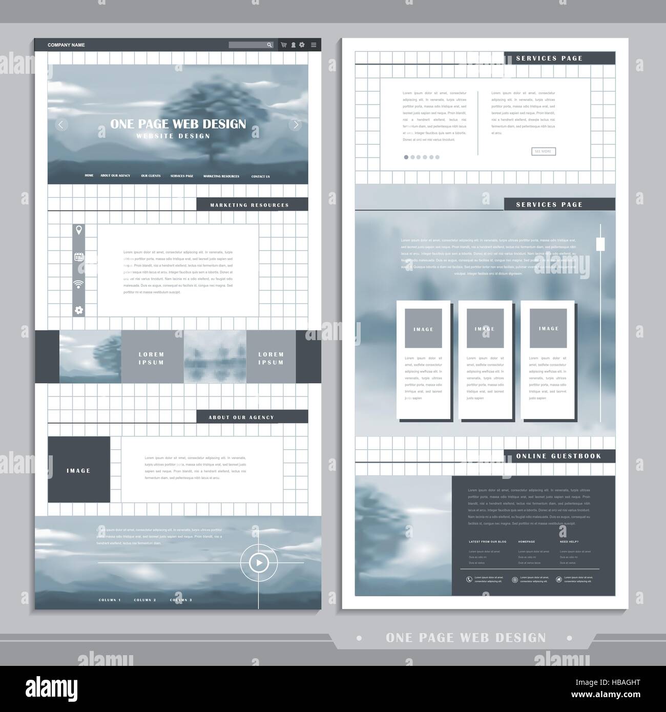 Grid with blurred background Stock Vector Images - Alamy