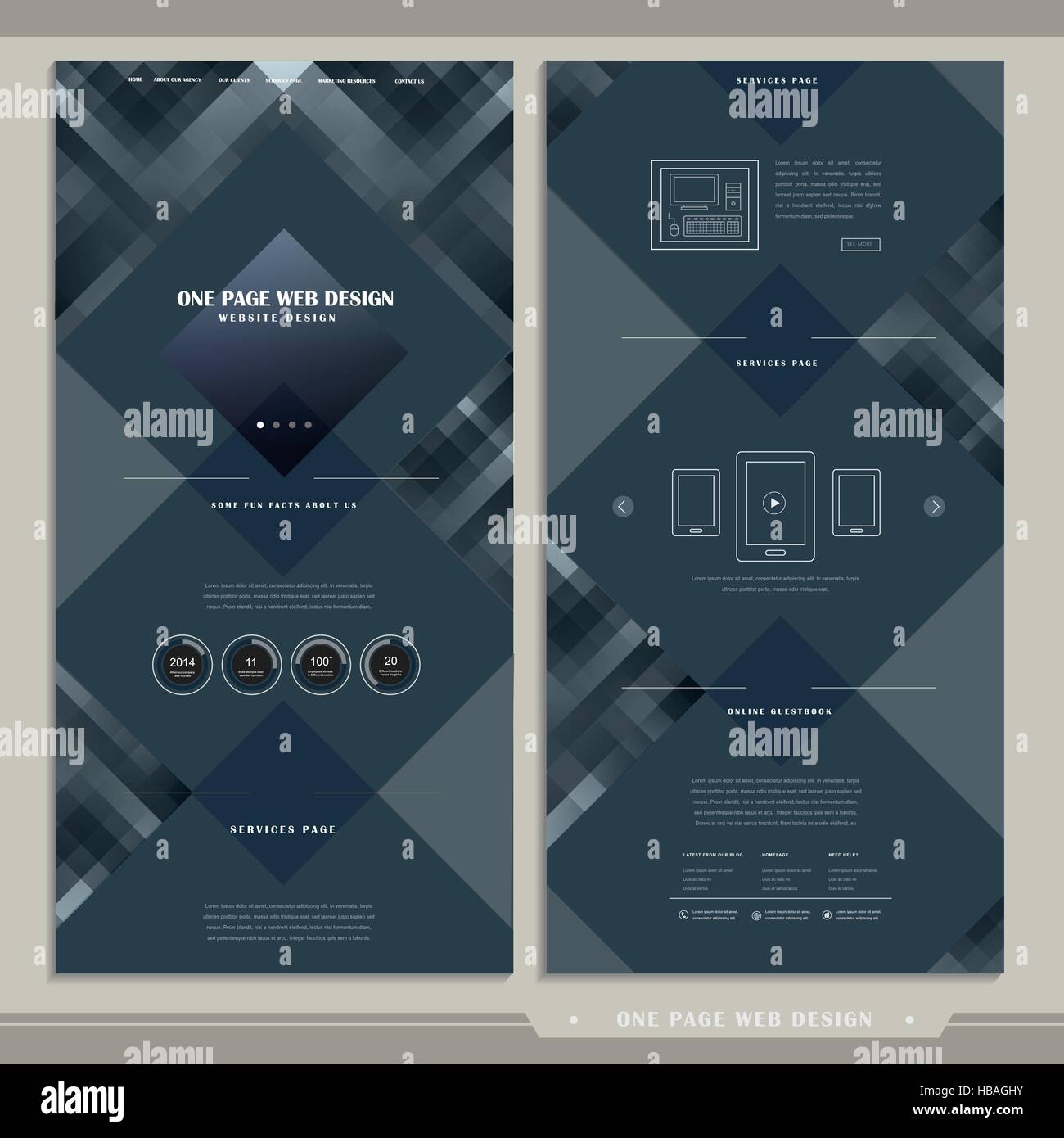 Dark blue interface Stock Vector Images - Alamy