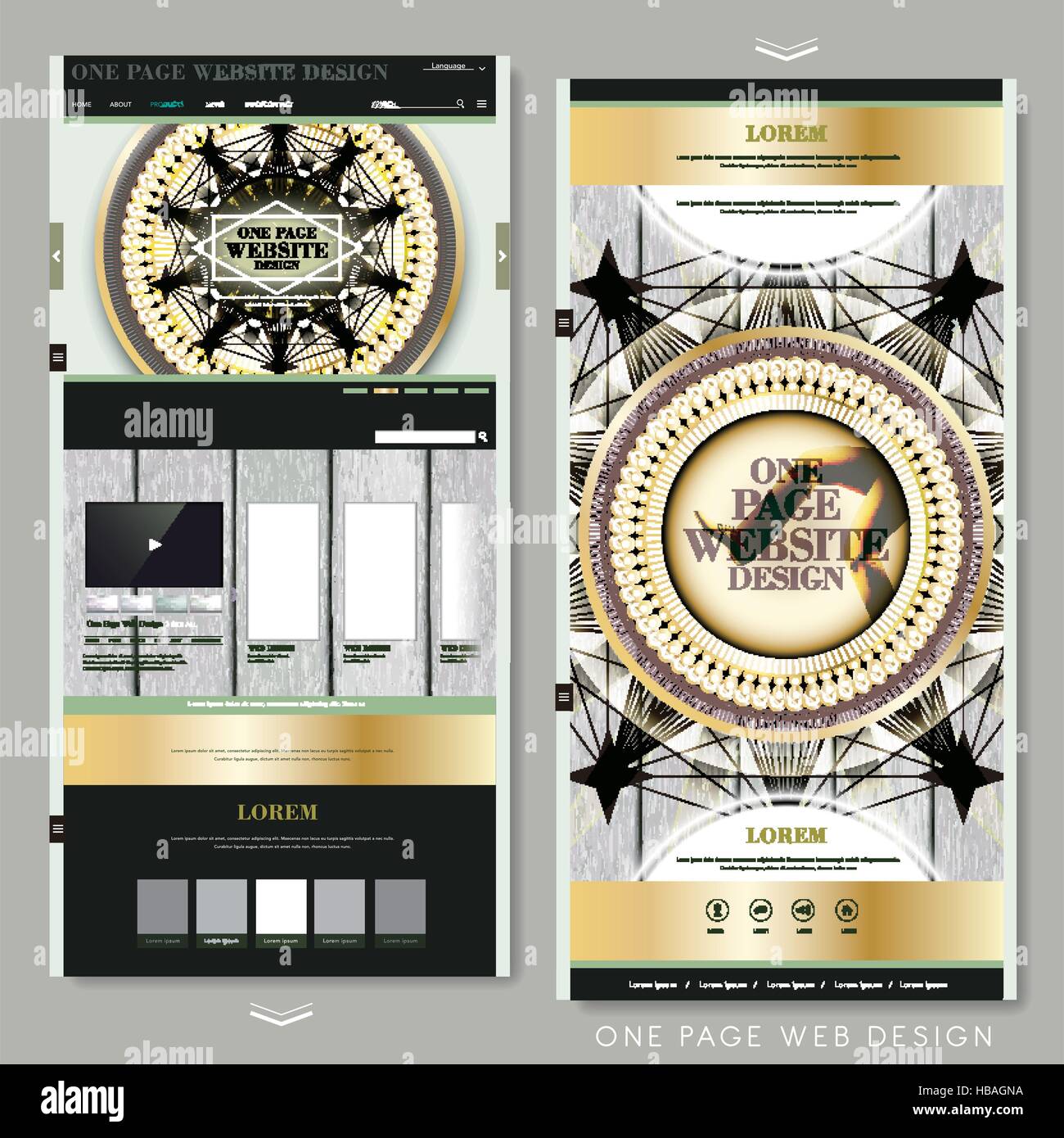 Circular golden plate Stock Vector Images - Alamy