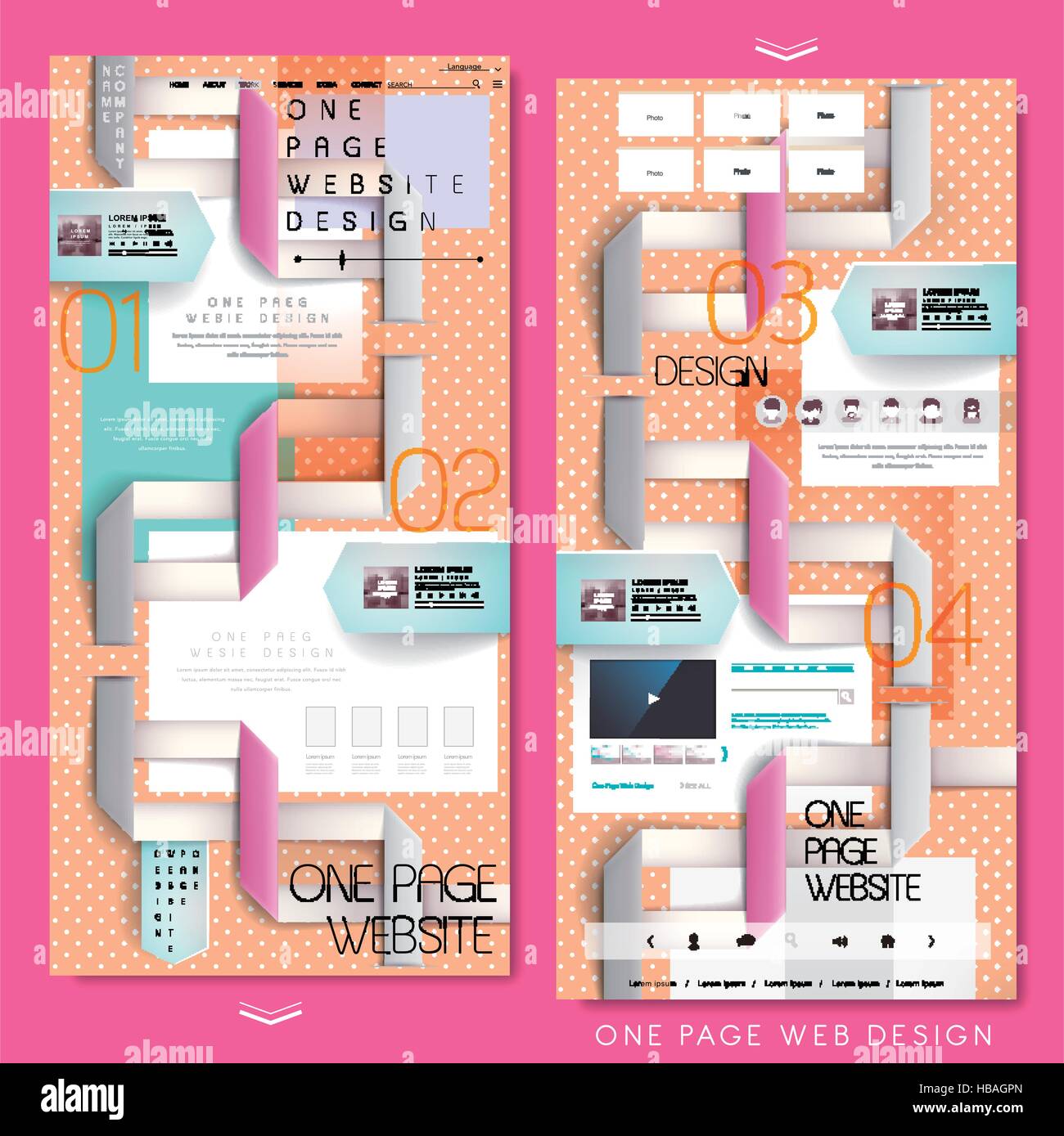 Folded page Stock Vector Images - Alamy