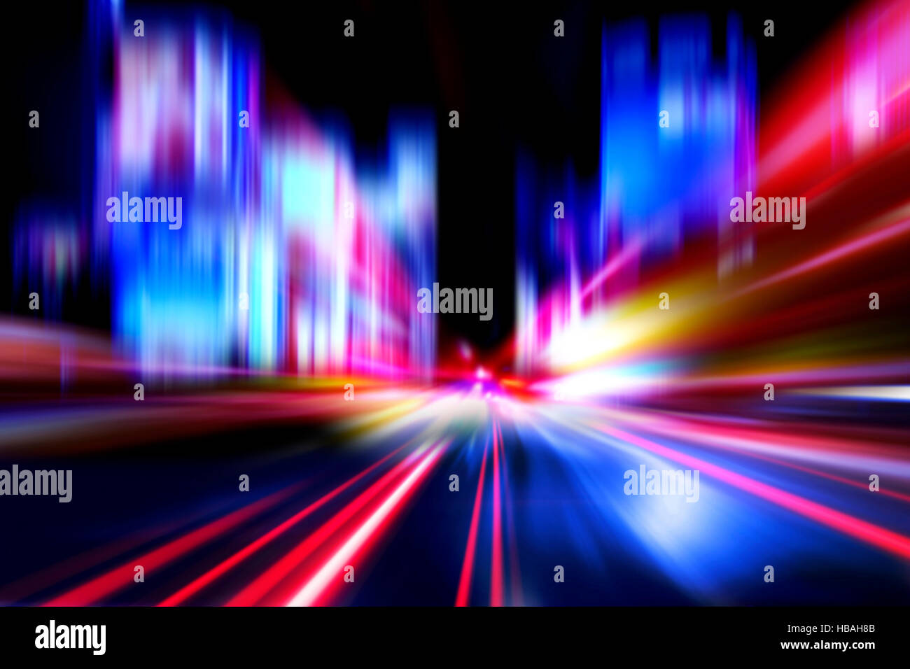 speed motion on night city Stock Photo - Alamy