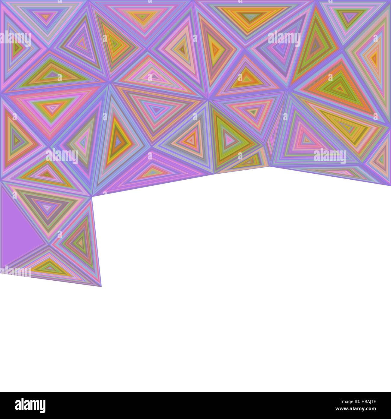 Abstract Vector Triangle Mosaic Tile Background Design Stock Vector Image And Art Alamy