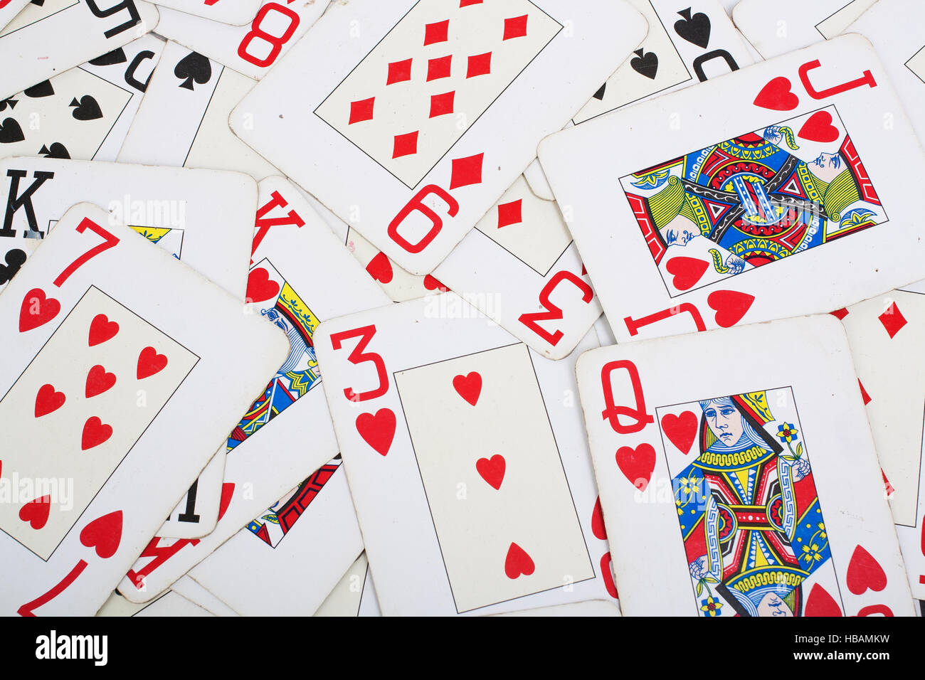 Poker card texture. Texas holdem lucky game. Real poker cards as ...