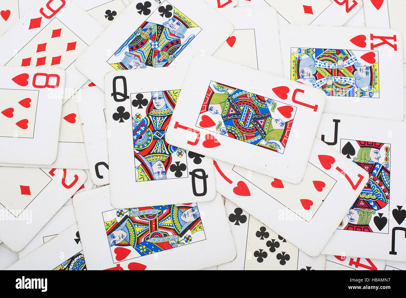 Poker card texture. Texas holdem lucky game. Real poker cards as ...