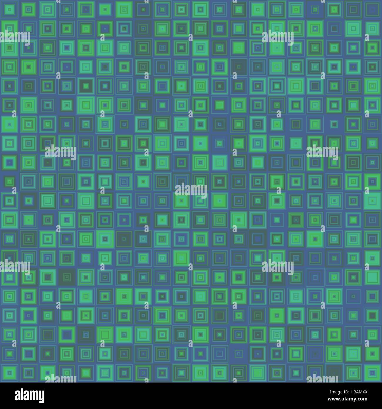 Grean and blue abstract square mosaic background Stock Vector Image ...