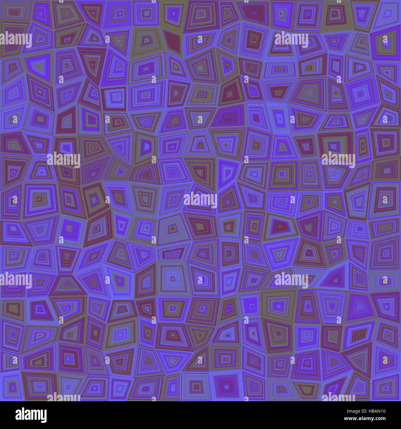 Mosaic rectangle concentric shape hi-res stock photography and images ...