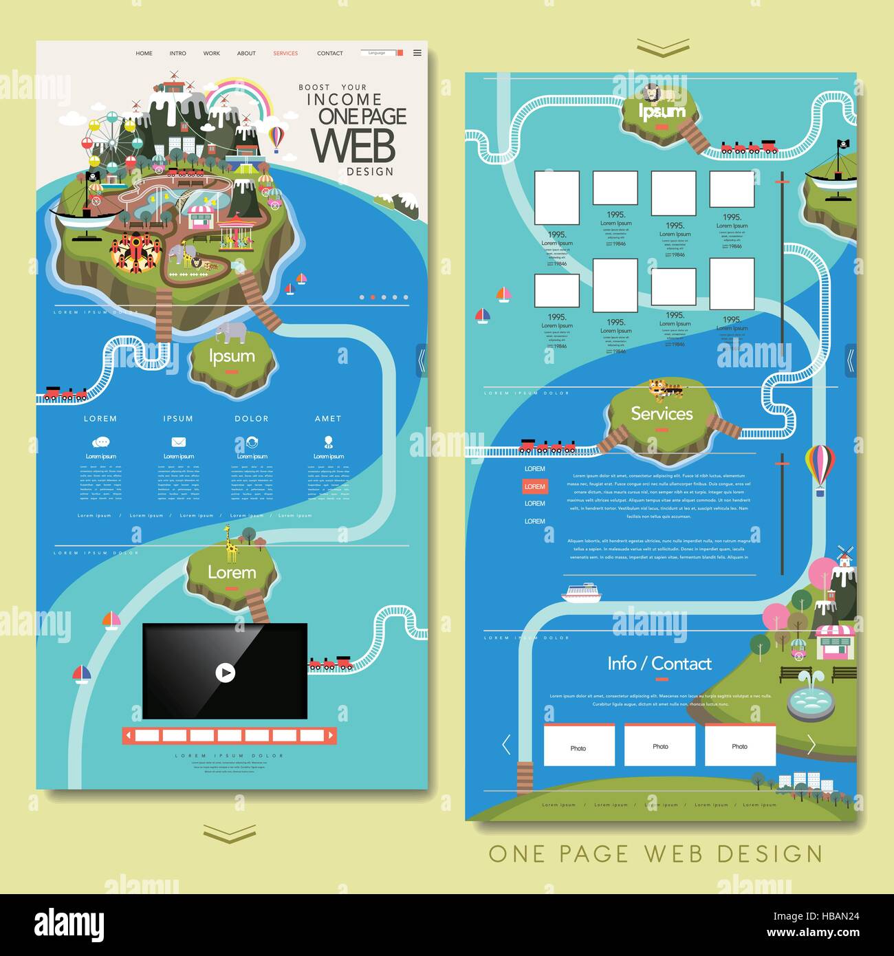 Park html page hi-res stock photography and images - Alamy