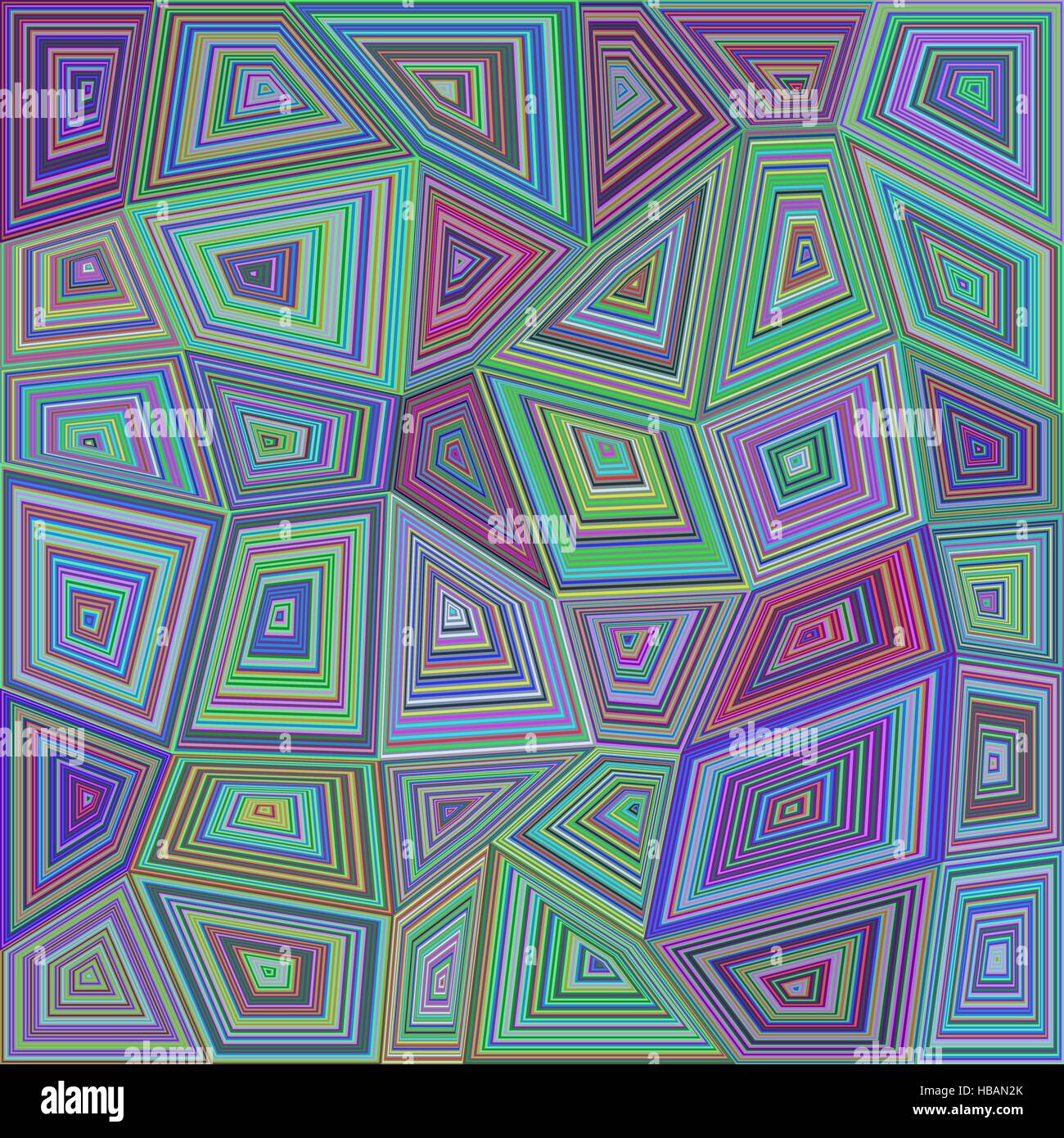 Mosaic rectangle concentric shape hi-res stock photography and images ...