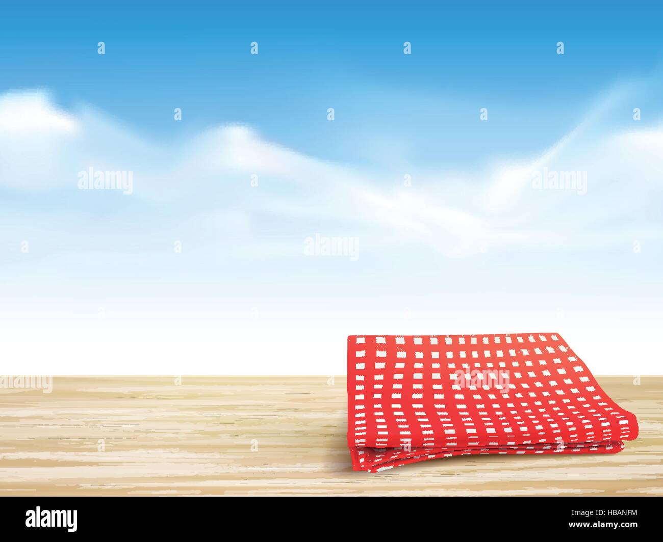 Table cloth over table mountain Stock Vector Images - Alamy
