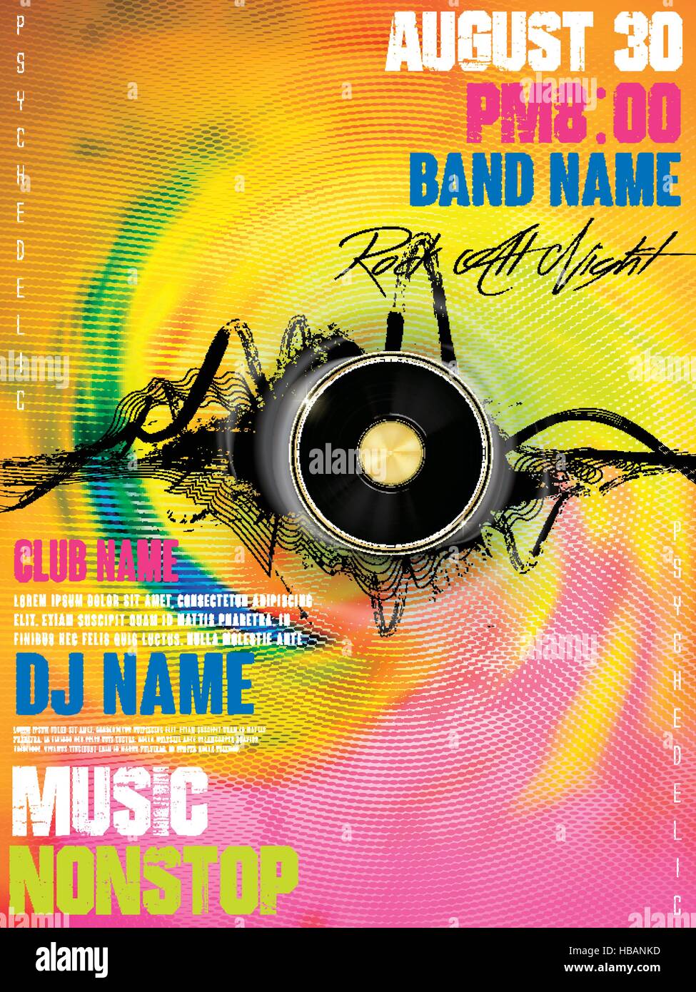 Modern vinyl records Stock Vector Images - Alamy