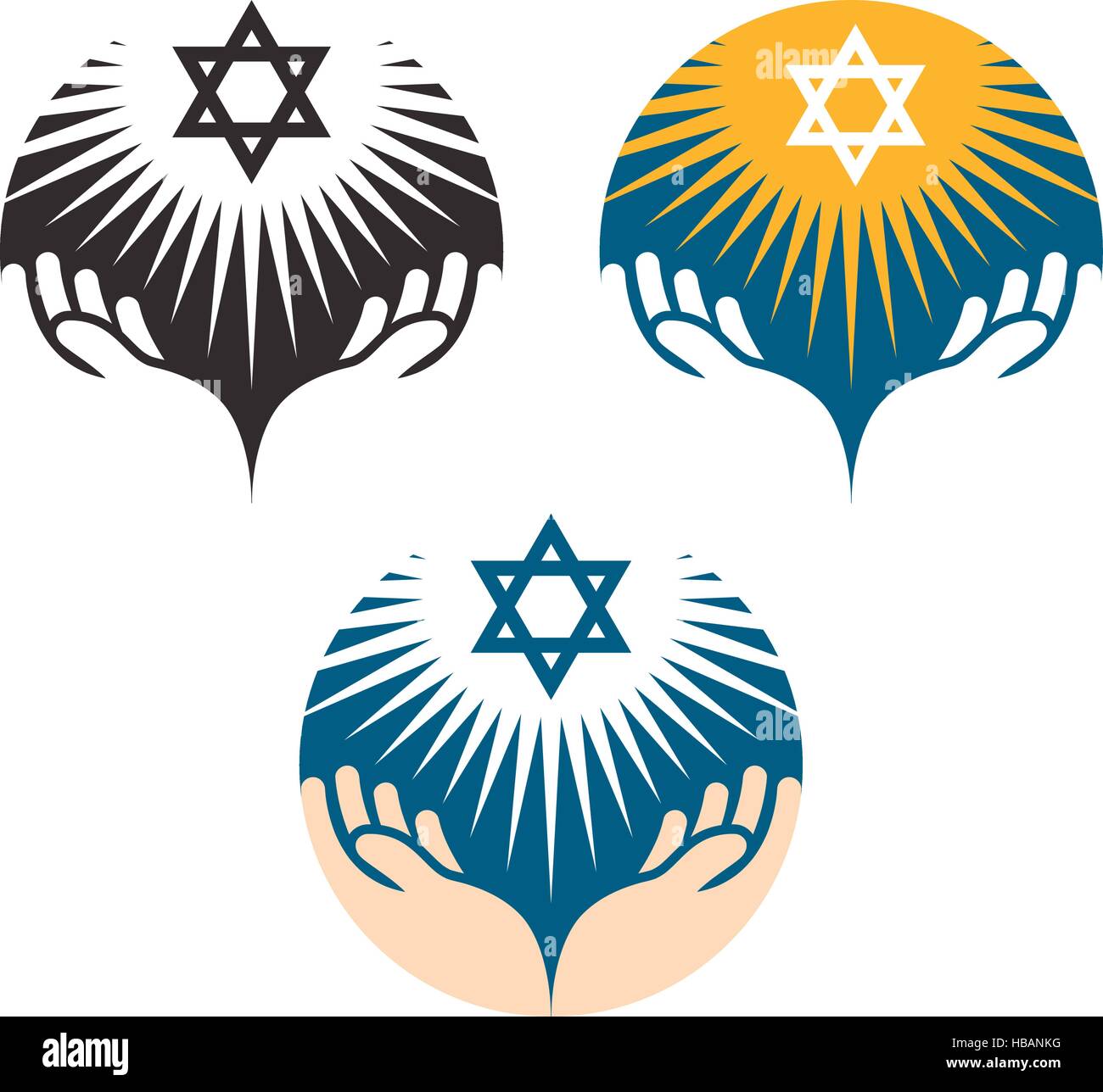 Hanukkah israel jerusalem Stock Vector Images - Alamy