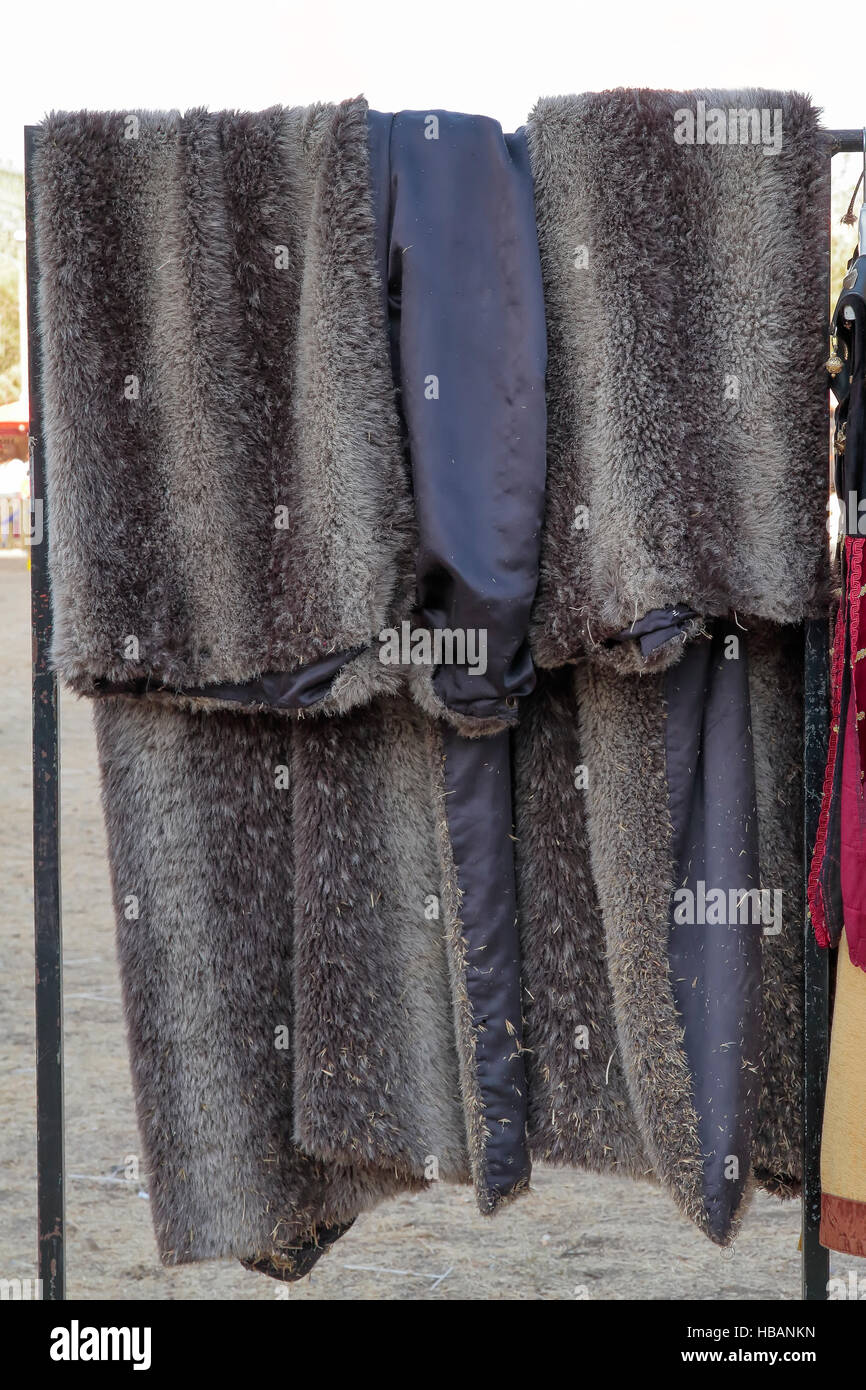 Fur coat rack hi-res stock photography and images - Alamy