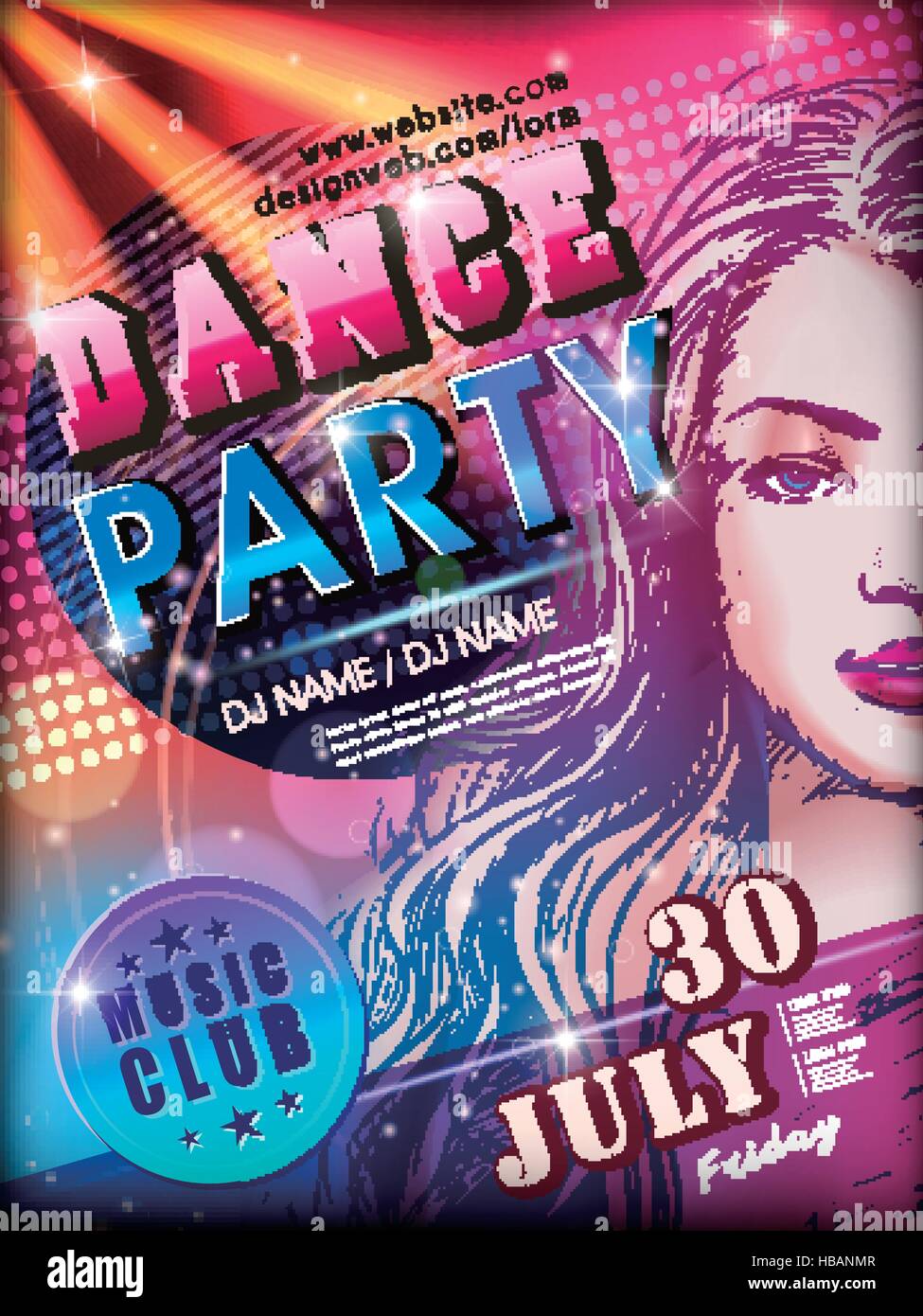 Woman web design night Stock Vector Images - Alamy