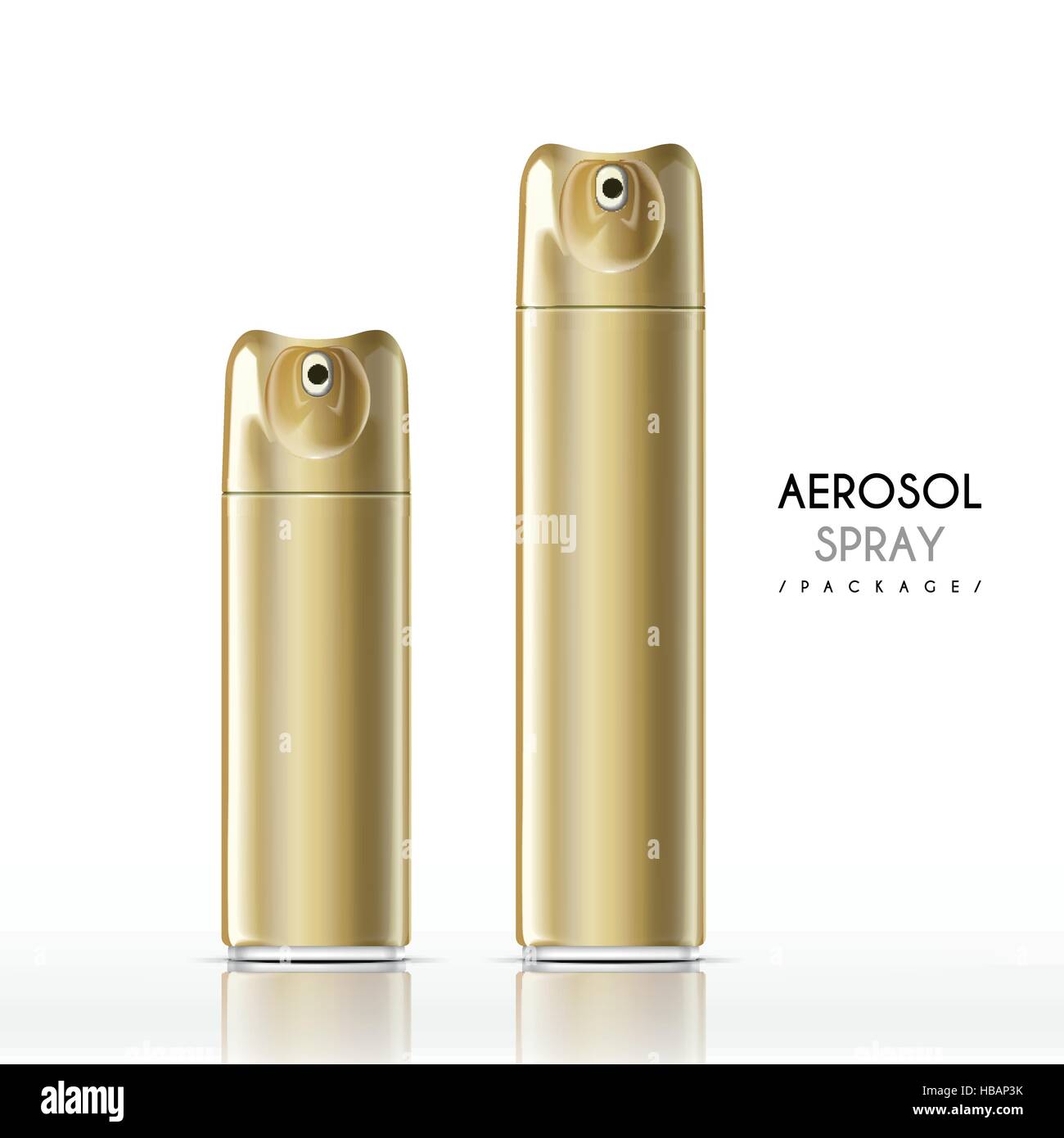 aerosol spray package isolated on white background Stock Vector Image ...