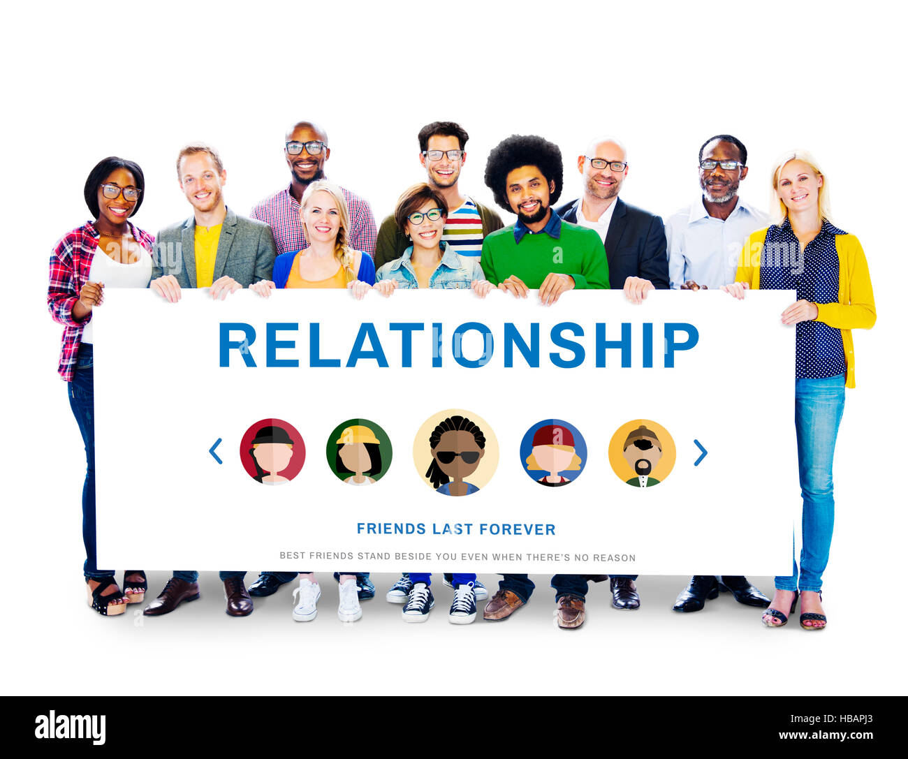 Friendship Togetherness Relationship Diversity People Concept Stock ...