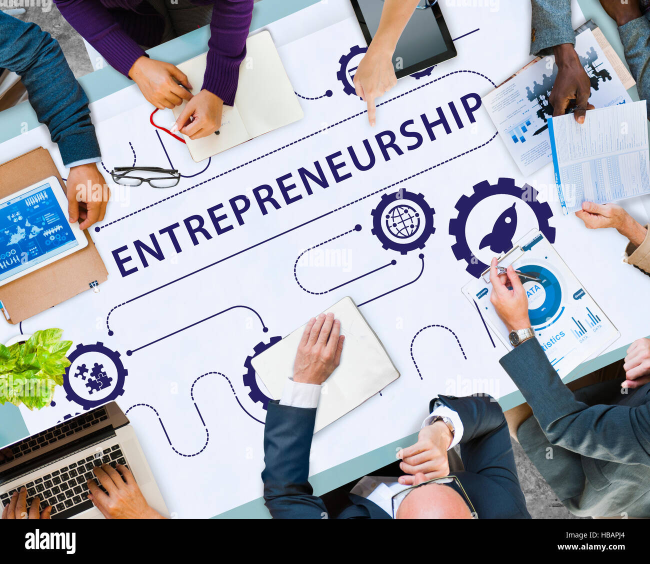New Business Startup Graphics Concept Stock Photo - Alamy