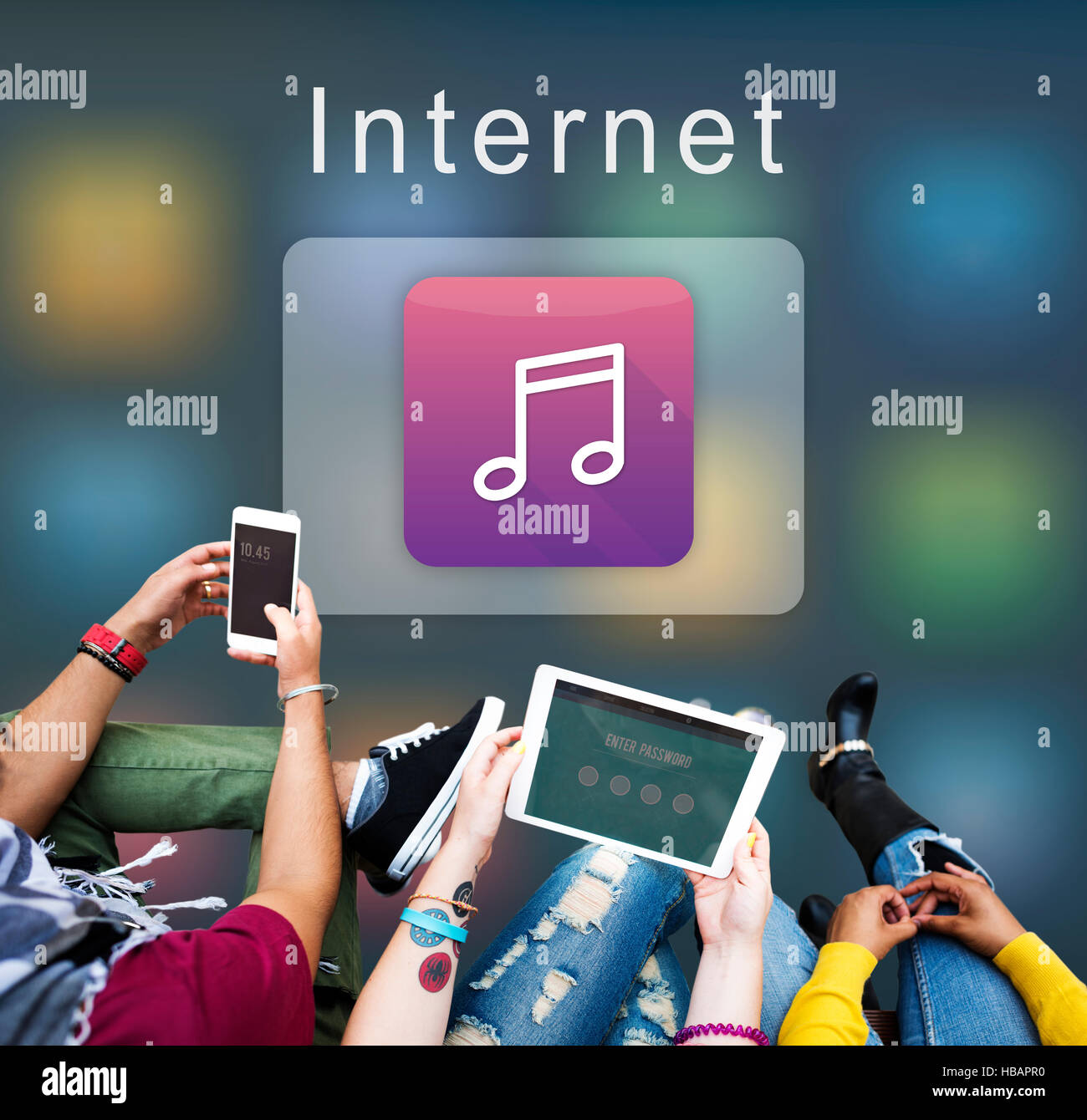 Application Connection Digital Internet Graphic Concept Stock Photo - Alamy