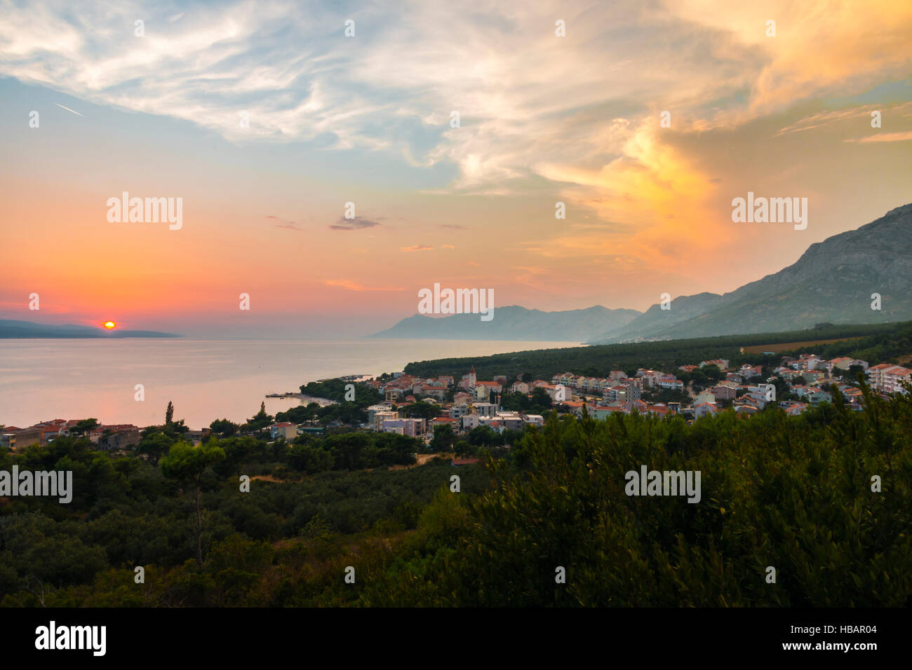 Promajna, Makarska Riviera, Croatia Stock Photo - Alamy