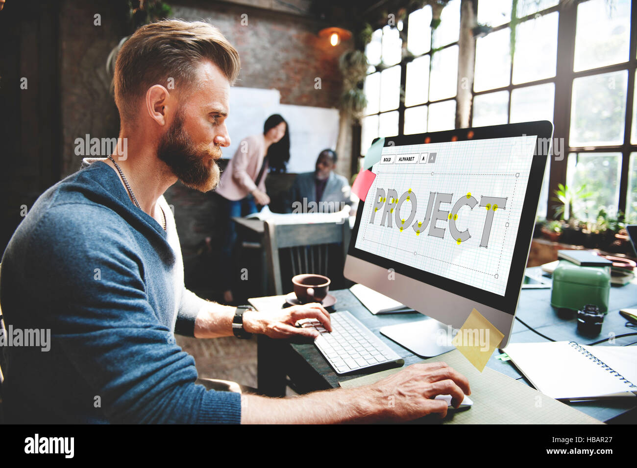 Project Management Forecast Operation Predict Concept Stock Photo - Alamy