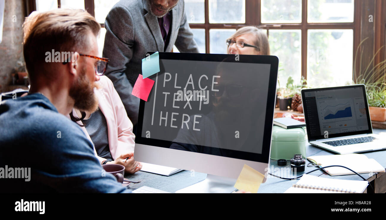 Conference Connection Communication Corporate Concept Stock Photo - Alamy