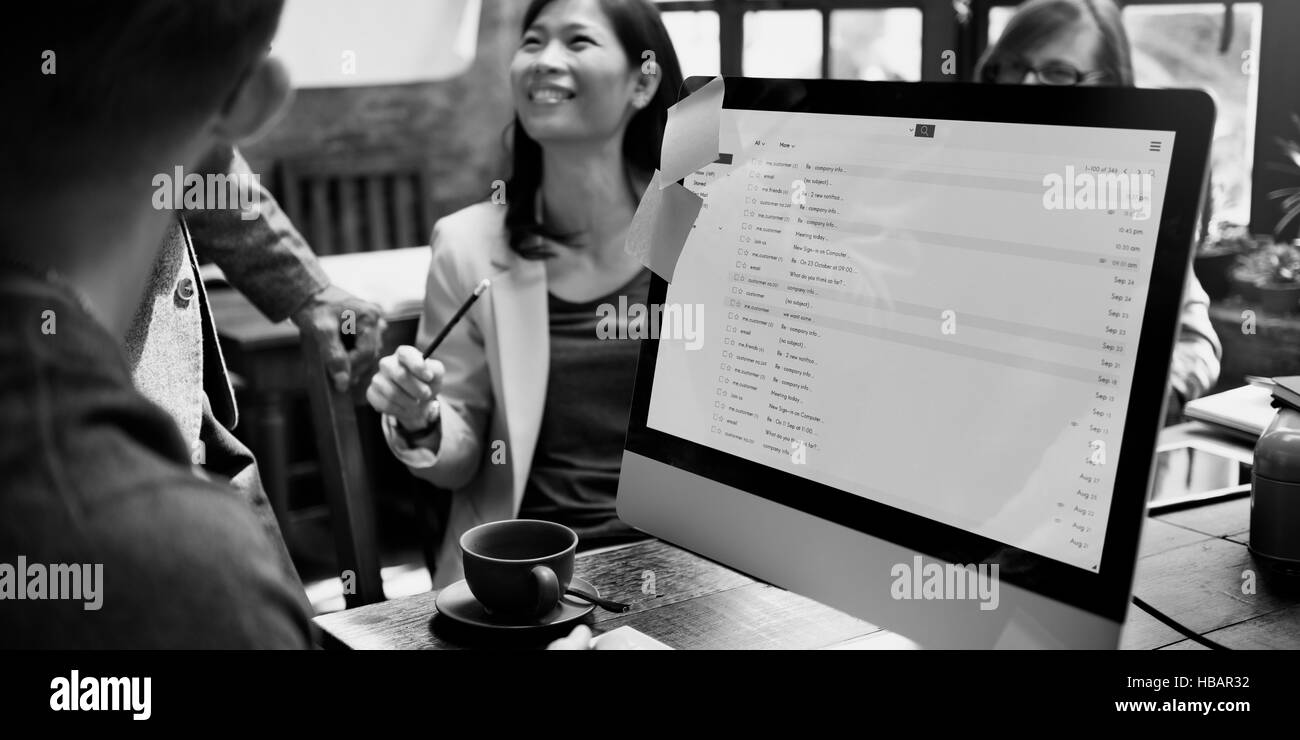 Conference Connection Communication Corporate Concept Stock Photo - Alamy