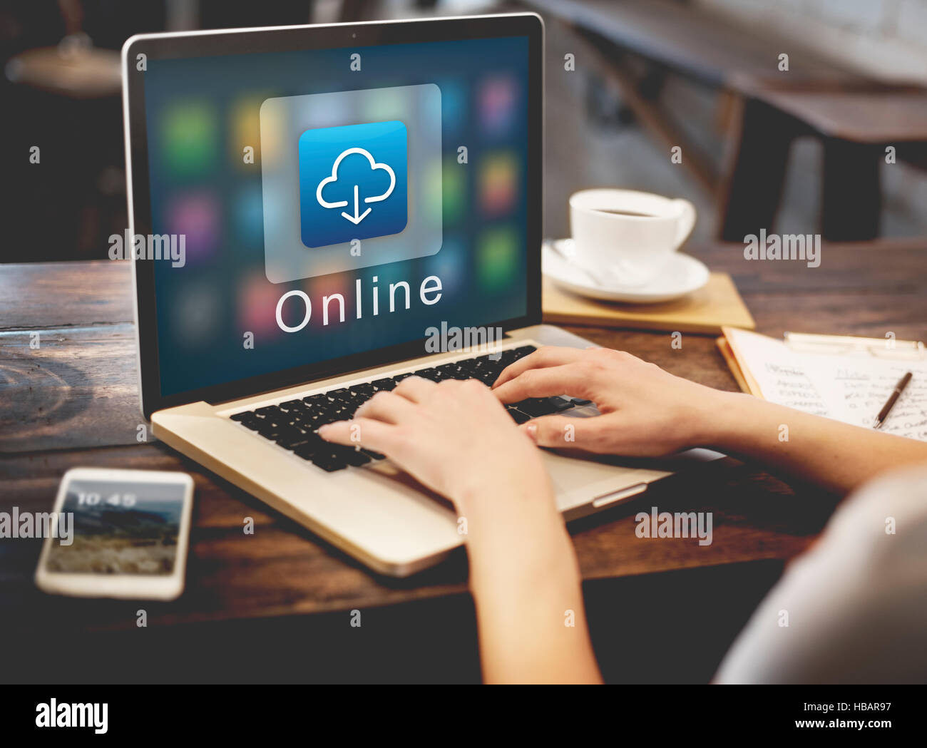 Application Connection Digital Internet Graphic Concept Stock Photo - Alamy