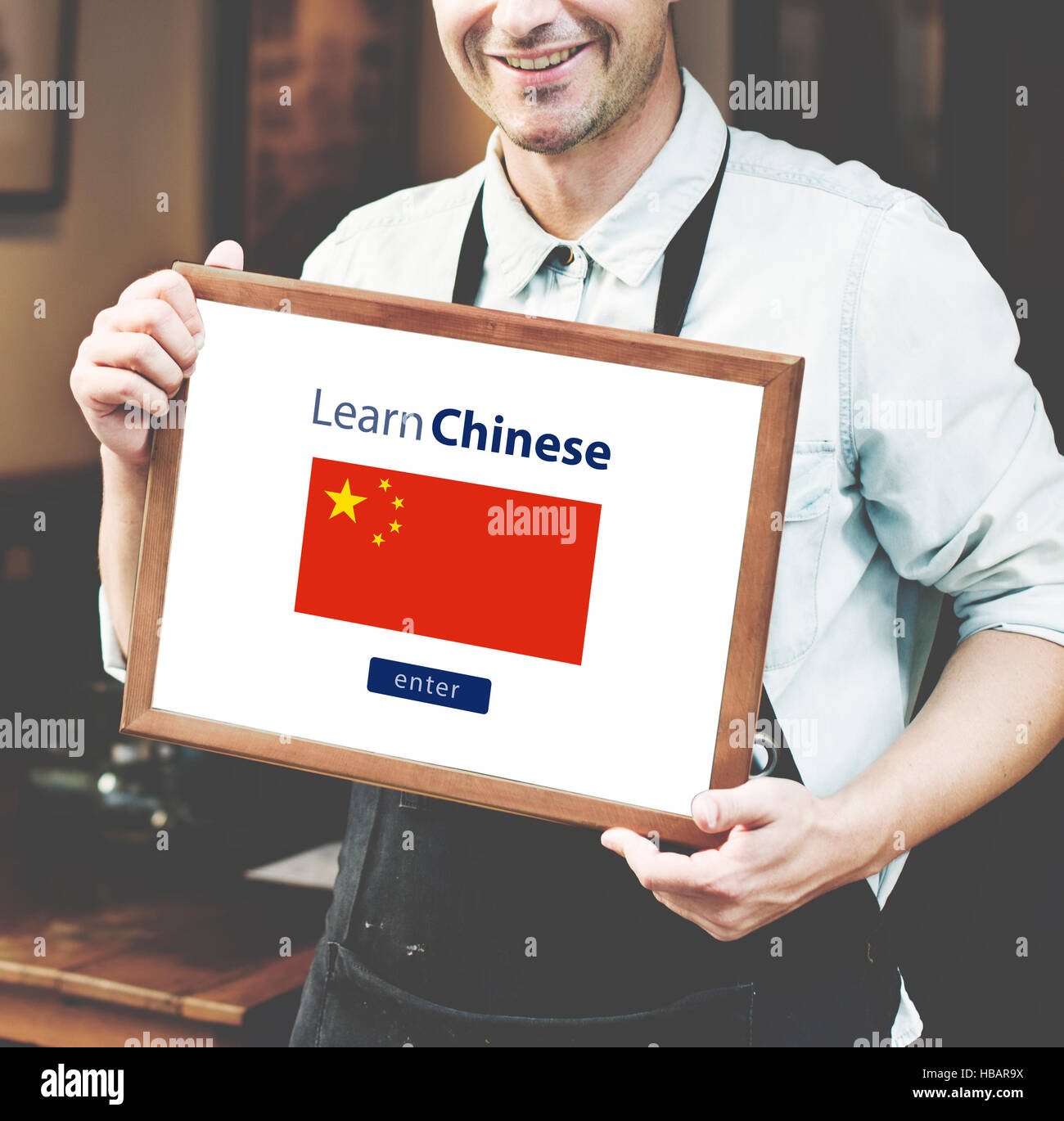 Learn Chinese Language Online Education Concept Stock Photo - Alamy