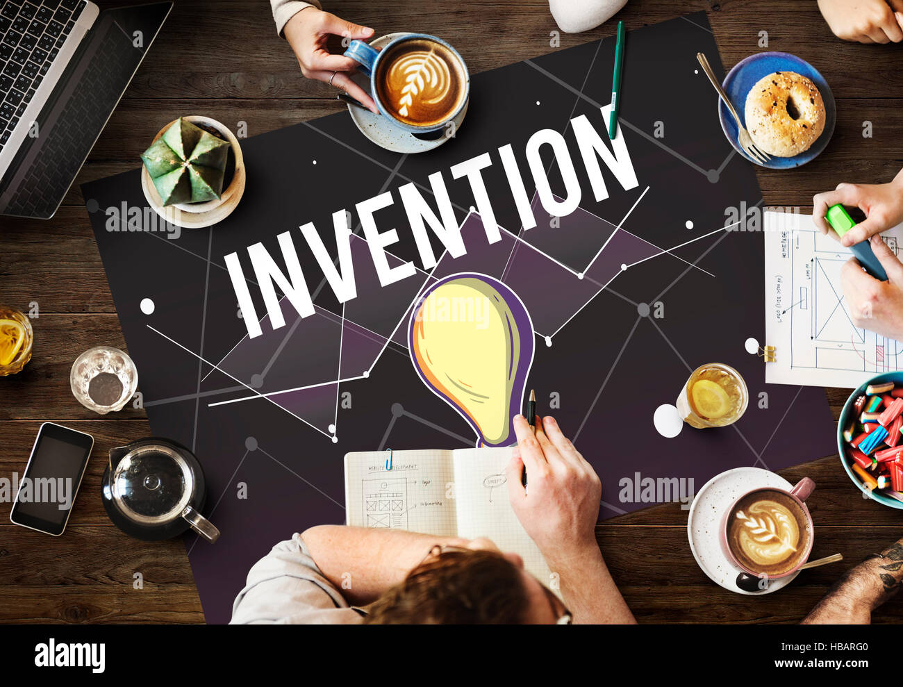 Ideas Progress Vision Inspiration Design Concept Stock Photo - Alamy