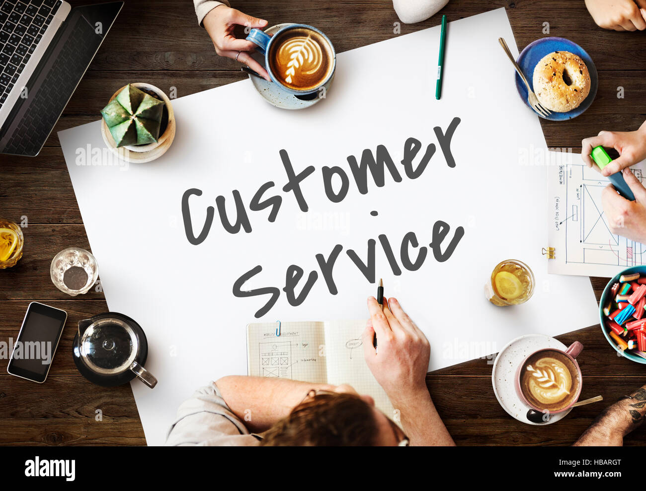 Customer Service Contact Us Concept Stock Photo - Alamy