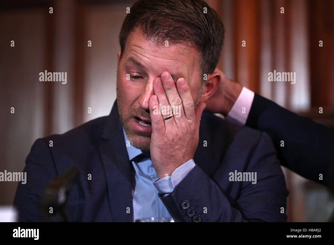 Steve Walters at the launch of the Offside Trust at the Midland Hotel ...