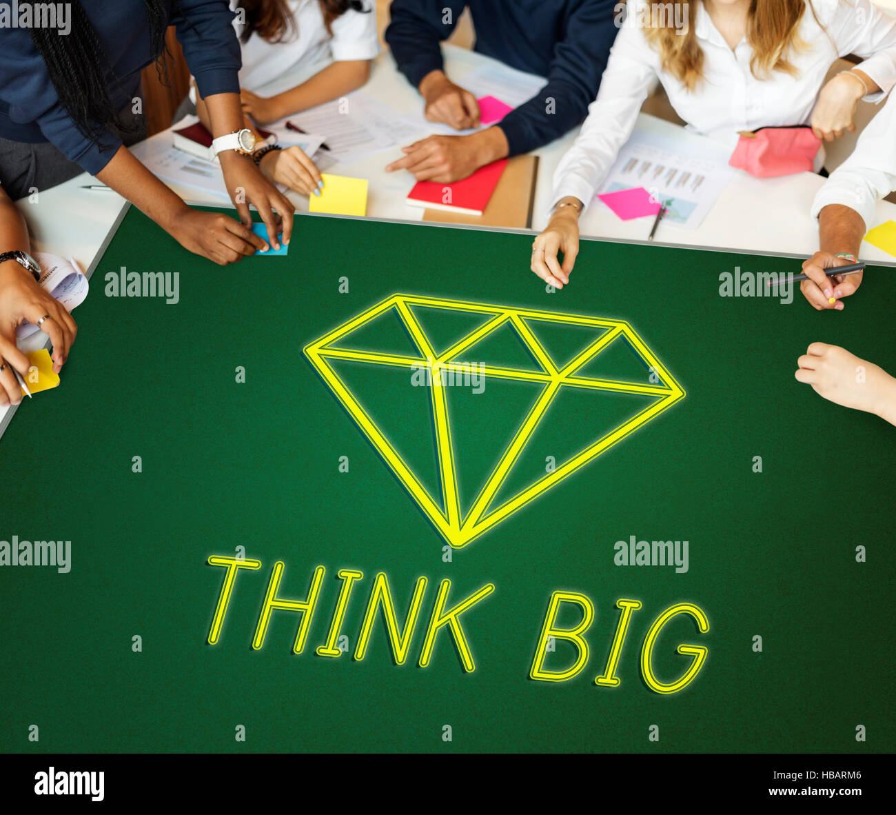 Be Creative New Imagination Innovation Graphic Concept Stock Photo - Alamy