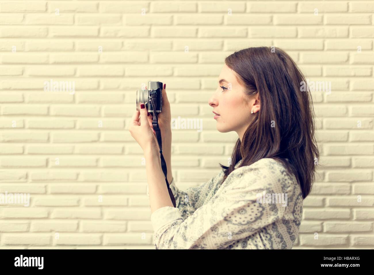 Camera Beautiful Image Connecting Photography Concept Stock Photo - Alamy