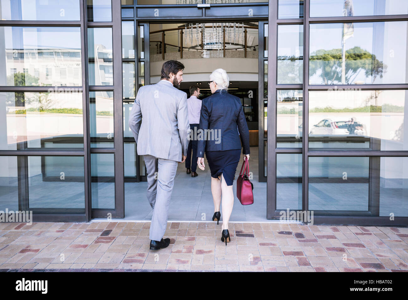 Arriving at the office hi-res stock photography and images - Alamy