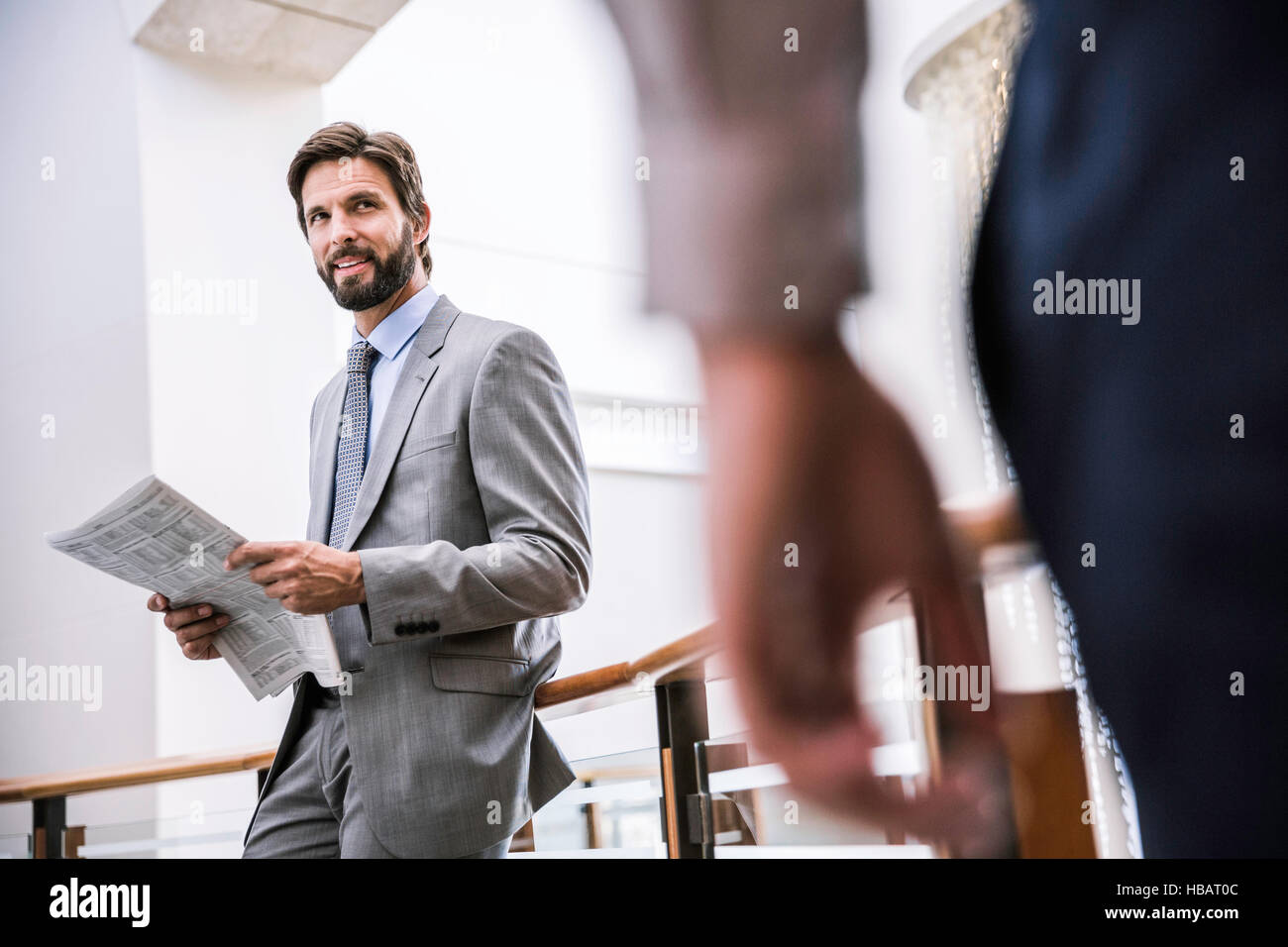 Businessman waiting hi-res stock photography and images - Alamy