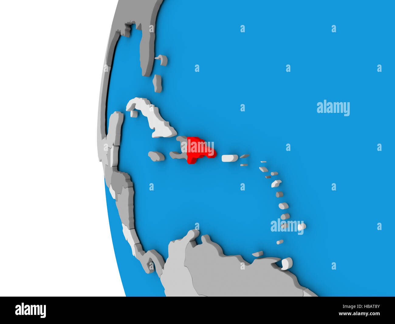 Republica dominicana map hi-res stock photography and images - Alamy