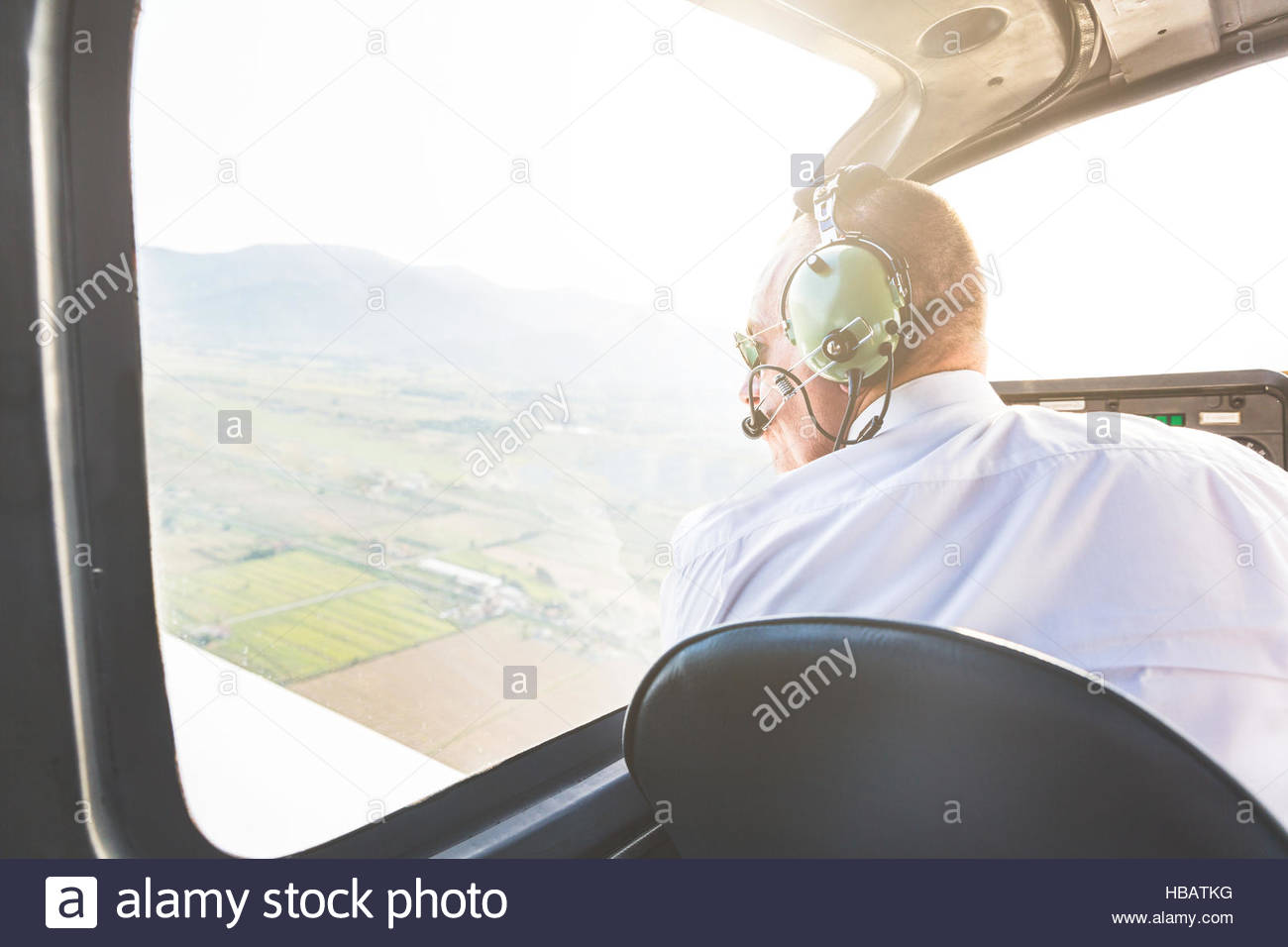 Interior On Cockpit Plane Stock Photos & Interior On Cockpit Plane ...