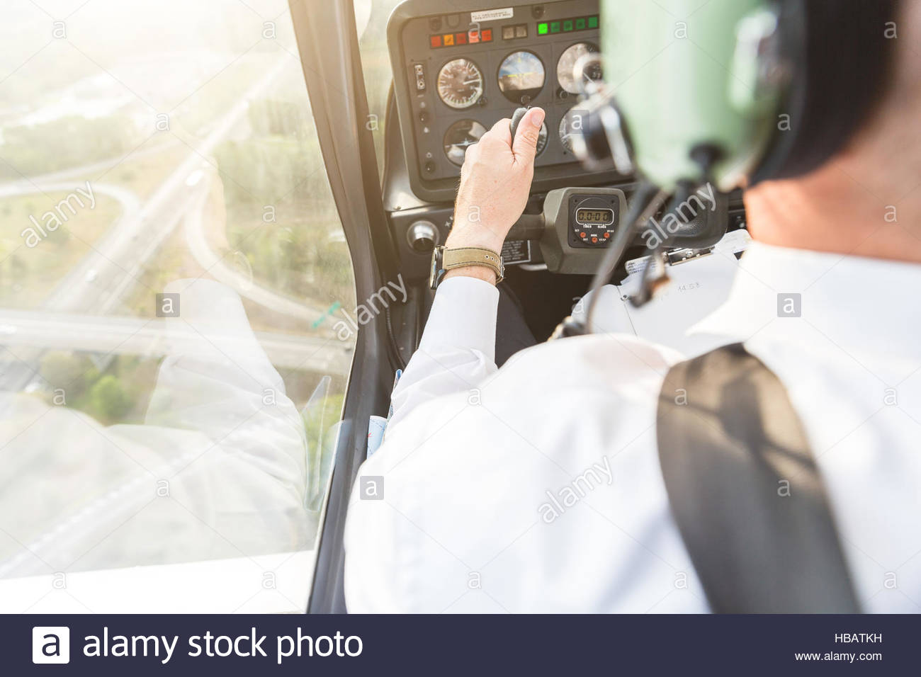 Interior On Cockpit Plane Stock Photos & Interior On Cockpit Plane ...